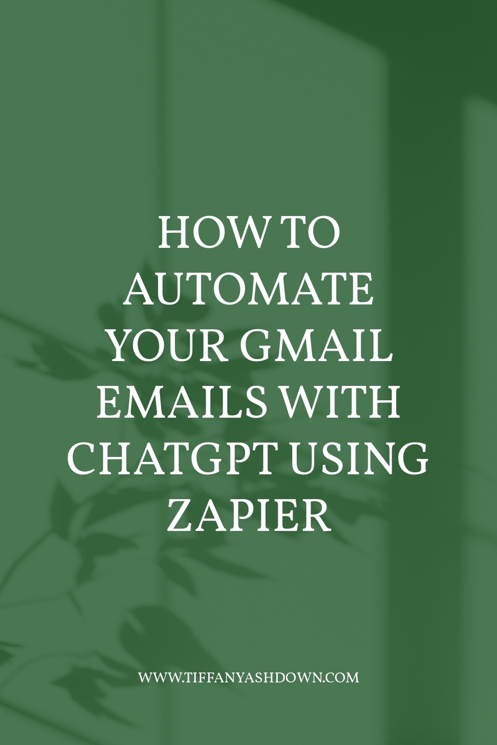 How to Automate Your Gmail Emails with ChatGPT Using Zapier